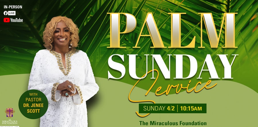 TMF Palm Sunday Service - Joy Coleman Design | PRINT | WEB | BRANDING