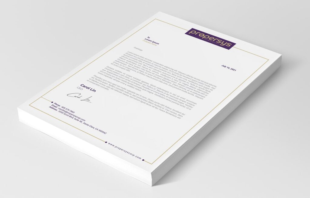 Corporate Branding & Identity System Propersys Corp. - Joy Coleman ...